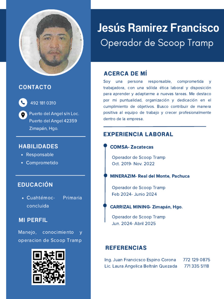 Currículum Vitae CV Jesús Ramirez Francisco | PDF