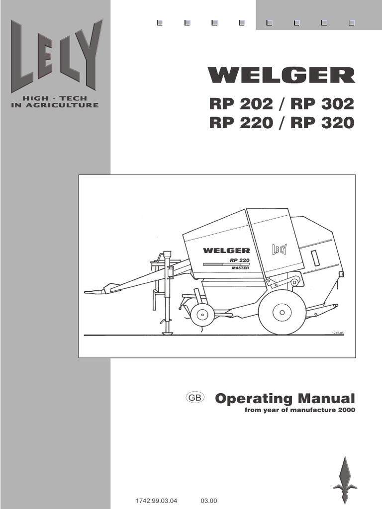 Lely Welger | PDF | Tractor | Trailer (Vehicle)
