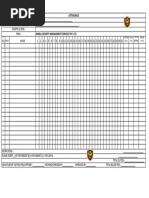 Security Guards Attendance Sheet | PDF