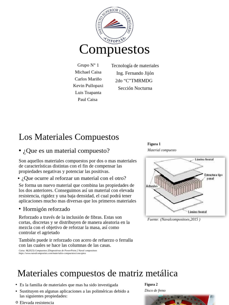 Materiales Compuestos | PDF | Material compuesto | Aluminio
