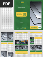 TABELA DE PESO E MEDIDAS CHAPAS E TARUGOS Tecnil | PDF | Dielétrico ...