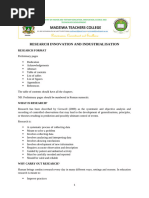 Grade 12 Research Project Template | PDF | Qualitative Research ...
