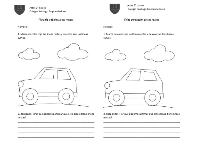 Ficha Lineas Mixtas | PDF