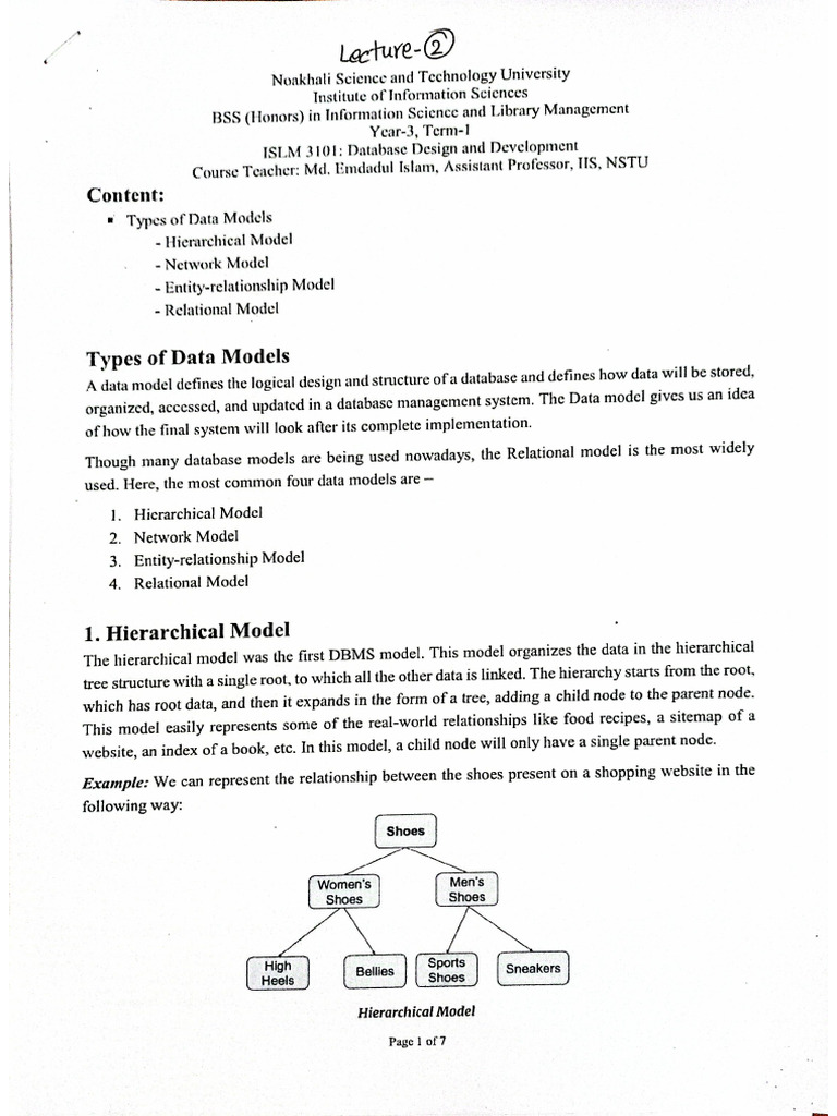 Lecture 2 DBMS | PDF