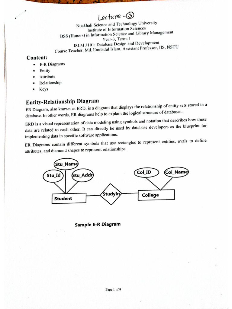 Lecture - 3 DBMS | PDF