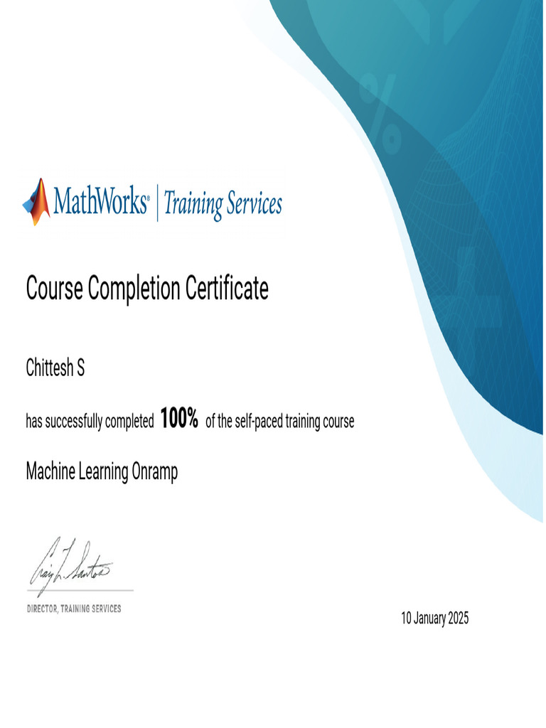 Machine Learning Certificate | PDF
