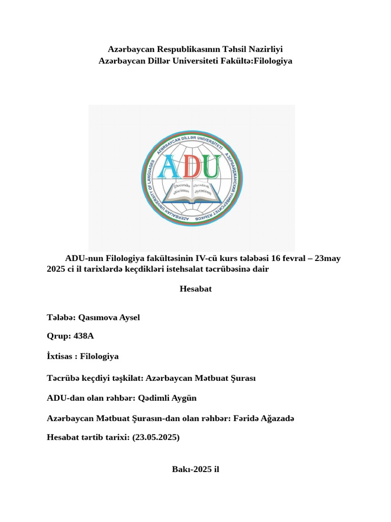 Gasimova Aysel | PDF