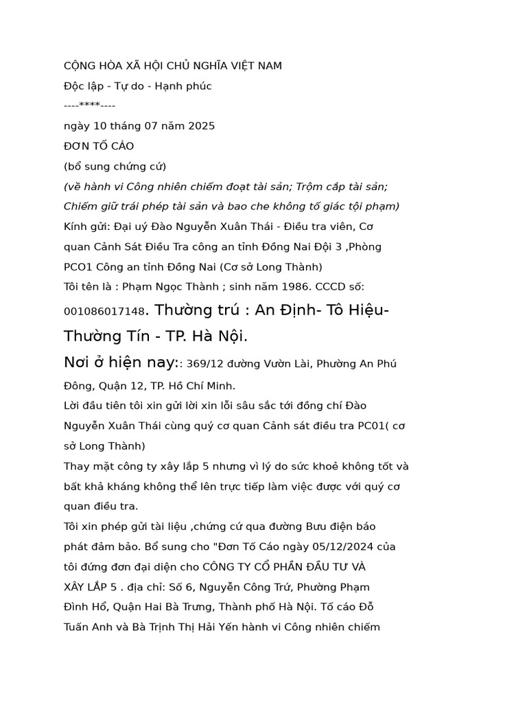 Bìa Thư A Thái PC01 | PDF