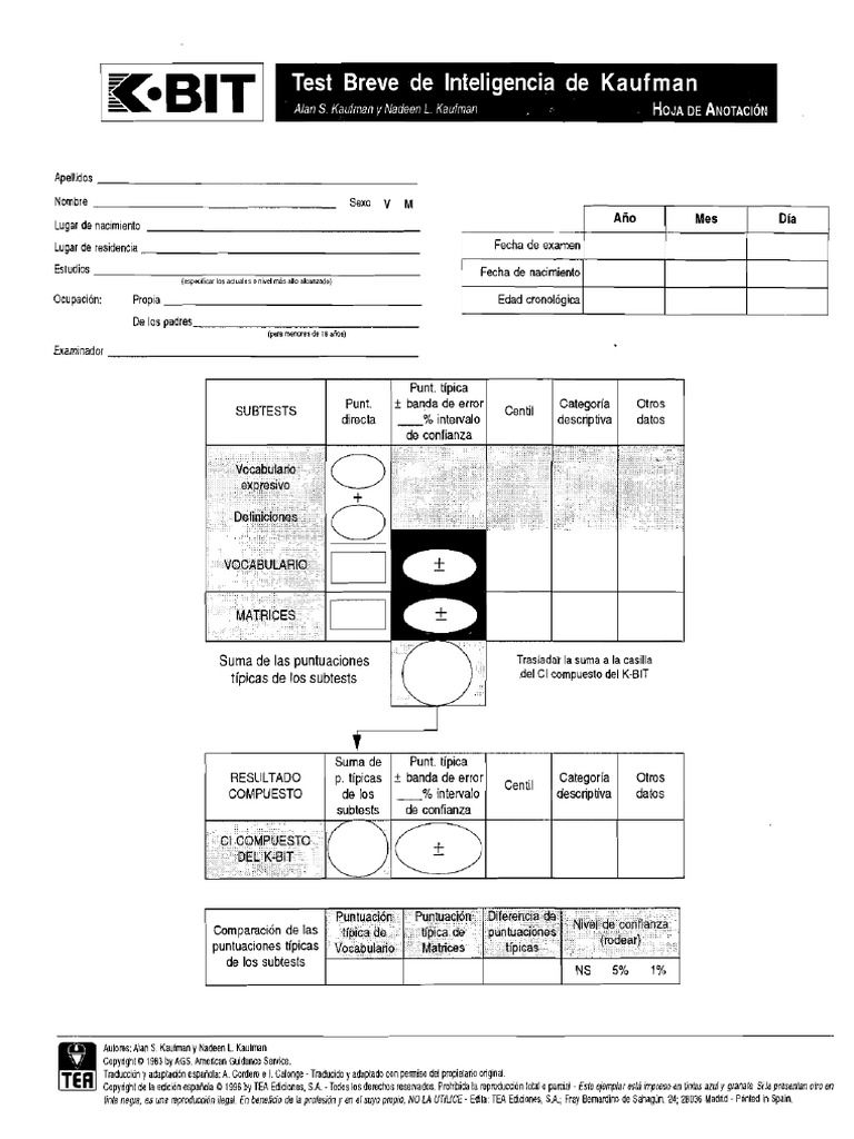 Protocolo K-BIT A4 - Visor de PDF de La Plataforma ILIDE - Info | PDF