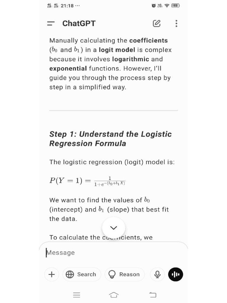 Logit Model Calculation | PDF