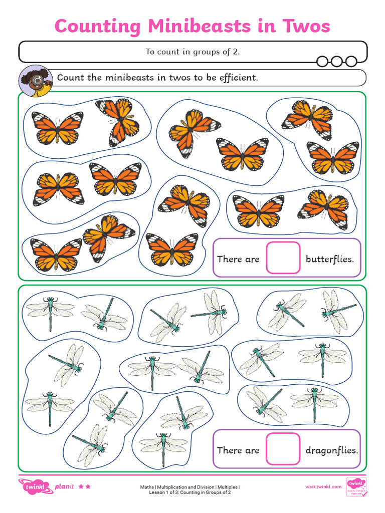 Counting Minibeasts in Twos | PDF | Insects And Humans | Insects