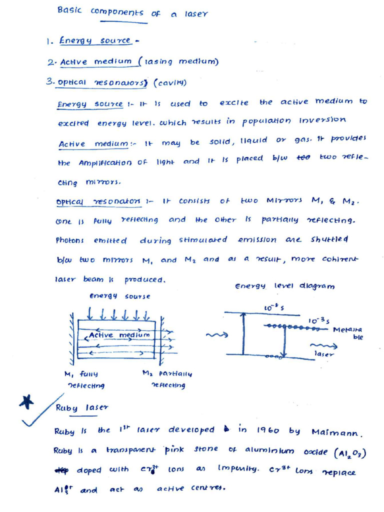Ruby Laser | PDF