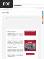 LUMS NOP Online Application Guide | PDF