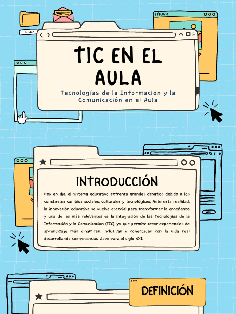 TIC en El AULA | PDF | Constructivismo (filosofía de la educación) | Tecnología de información y ...