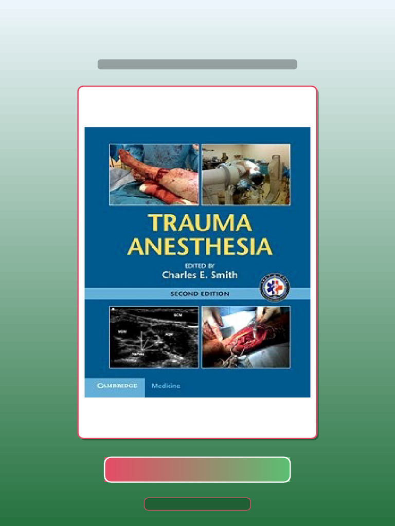 Trauma Anesthesia 2nd Edition | PDF | Multiple Choice