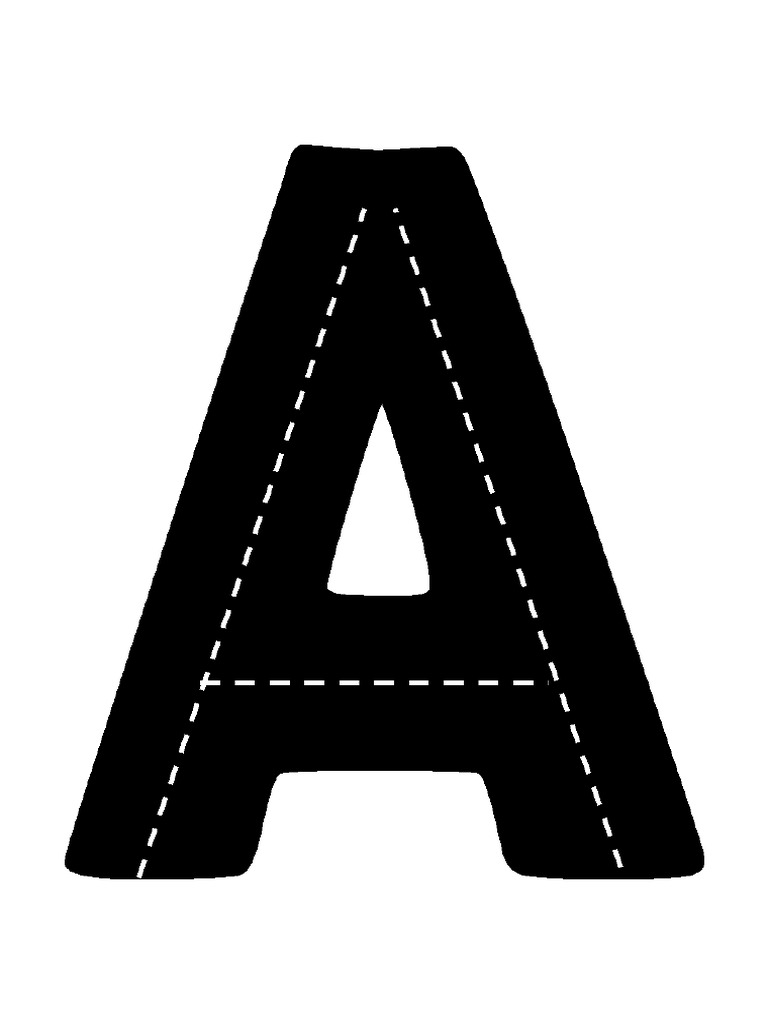 Alfabeto Letras Com Pistas Para Carrinho | PDF