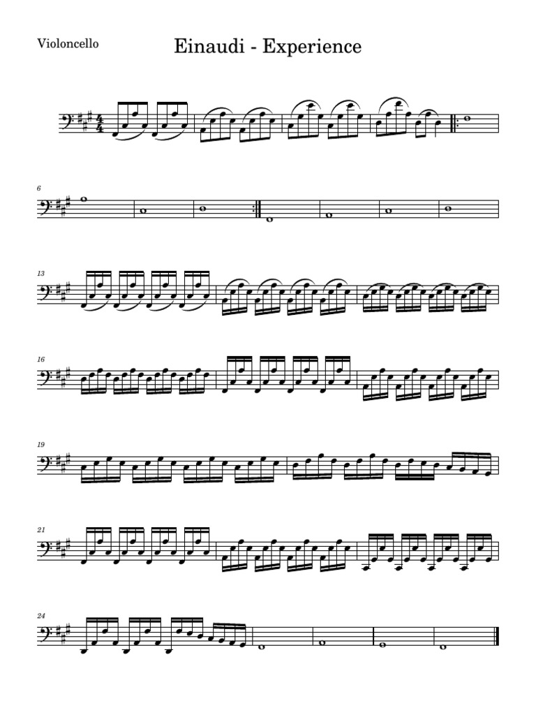 Experience Violoncello | PDF