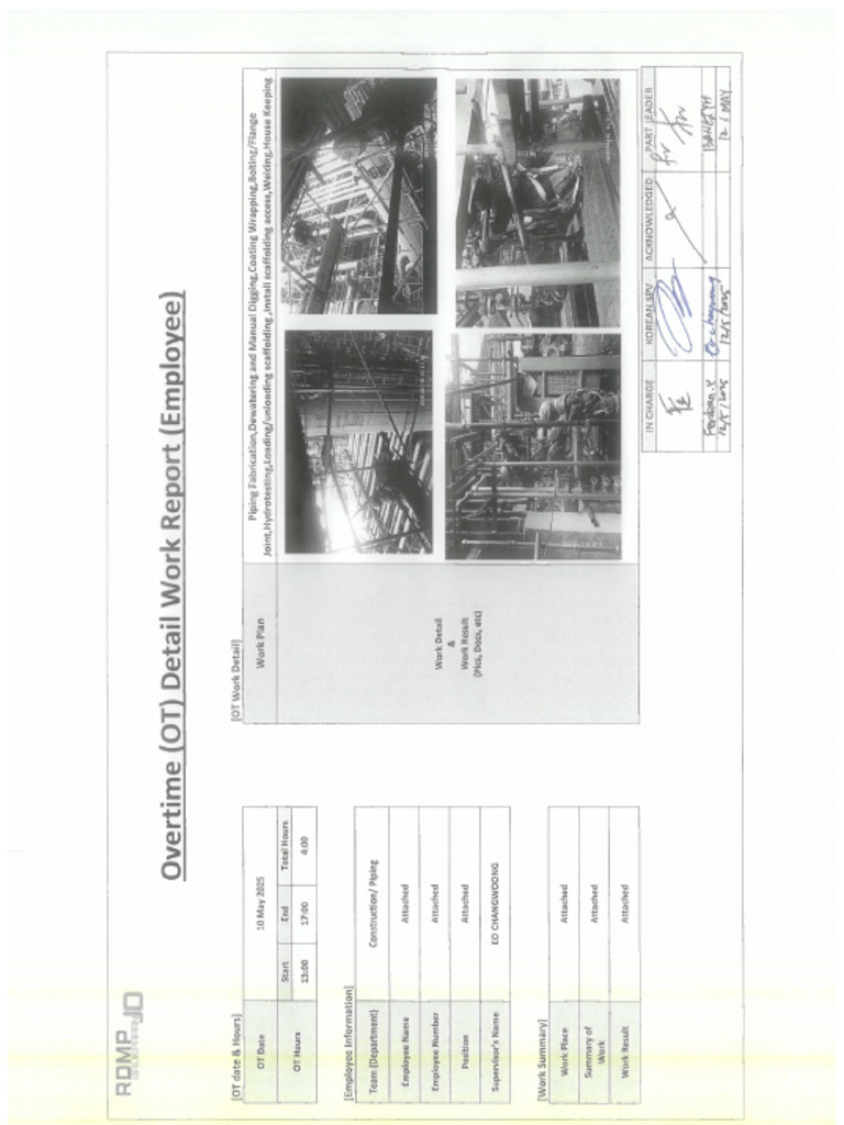 Detail OT Scaffolder 10 May (HCU-C) | PDF