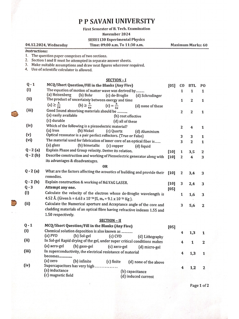 SESH1130 AY202425 Sem2 Regular | PDF