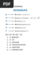 BODMAS | PDF