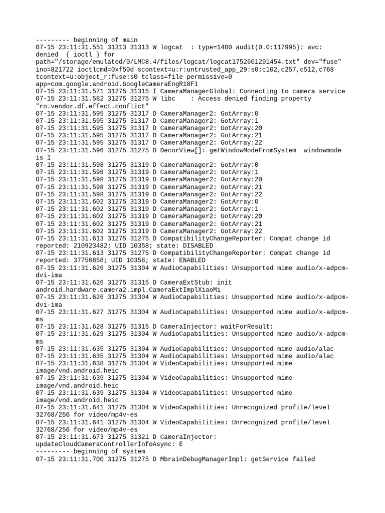 Logcat 1752601291454 | PDF | Computing | Software