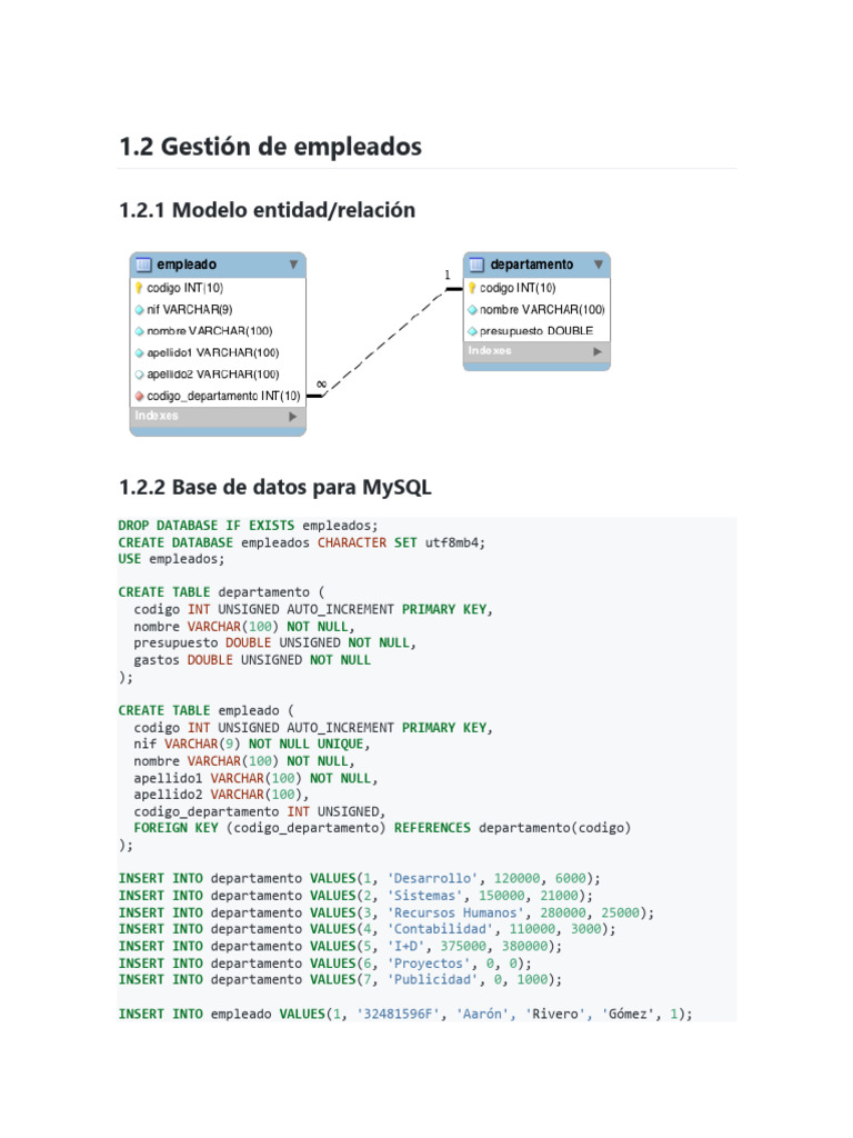 Ejer Multitabla | PDF | SQL | Diseño de software