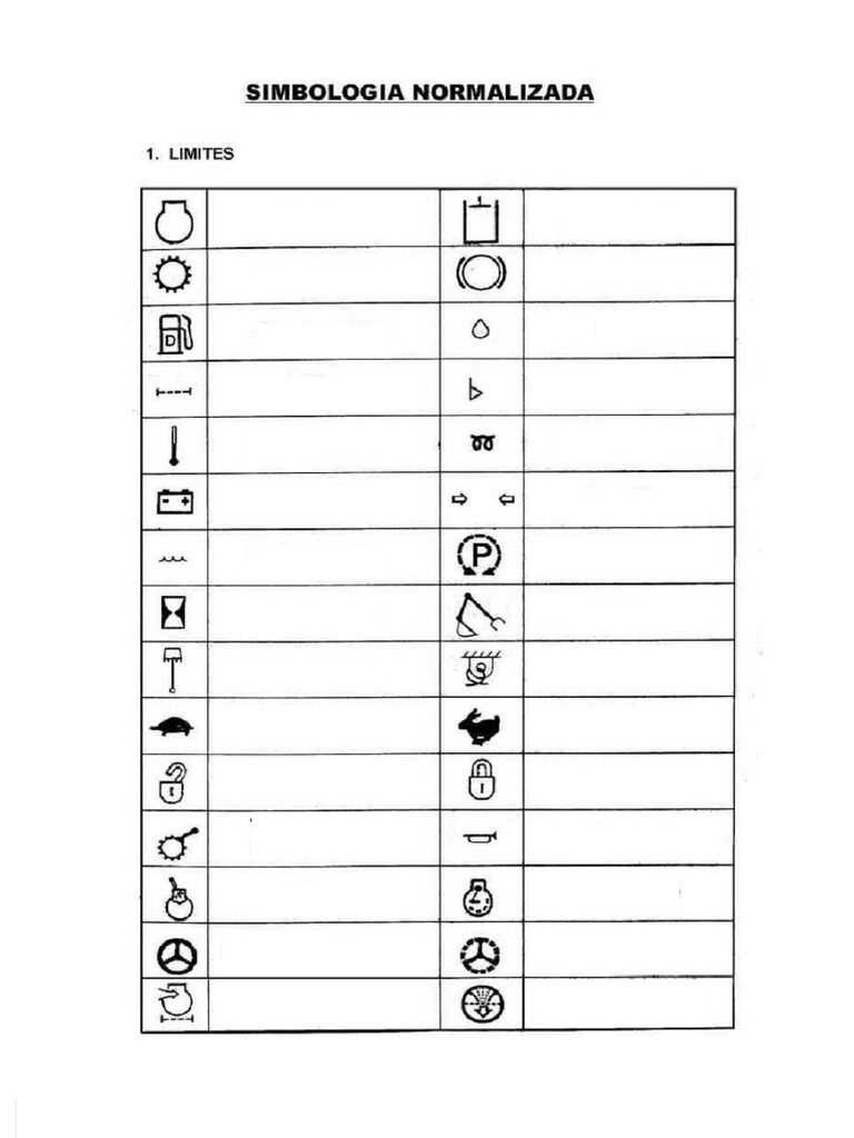 PDF Simbologia Normalizada Maquinaria Pesada Compress | PDF