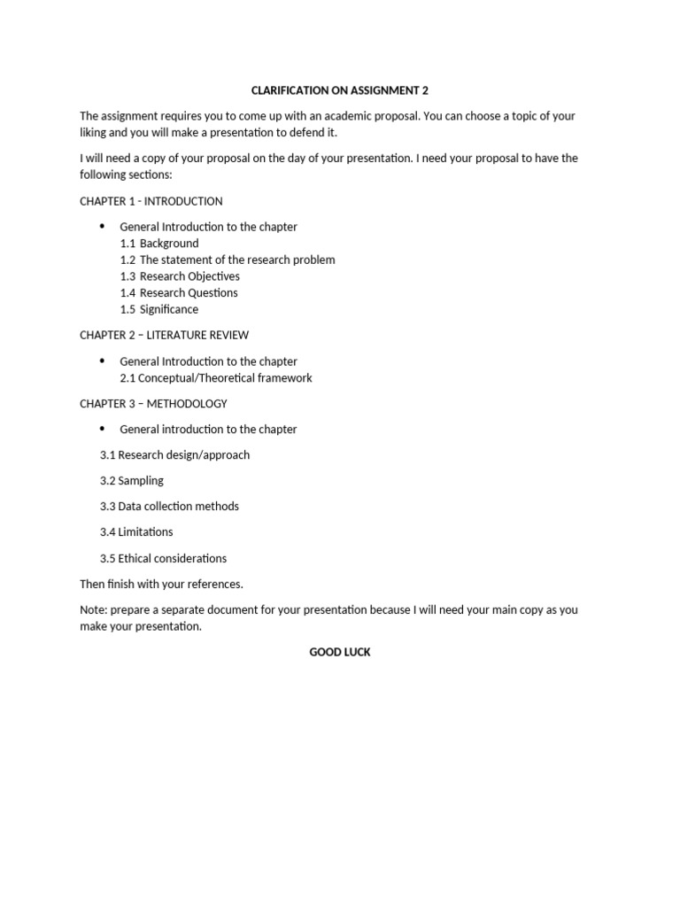 Clarification On Assignment 2 | PDF