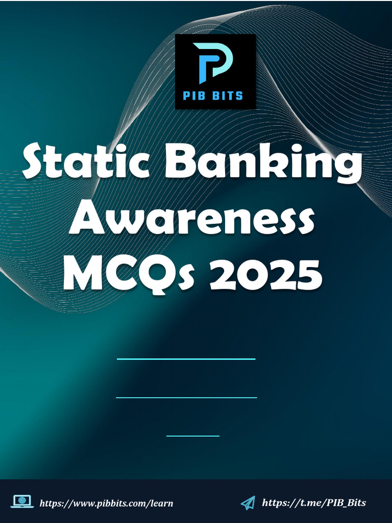 Static Banking Awareness MCQs 2025 | PDF | Special Drawing Rights ...