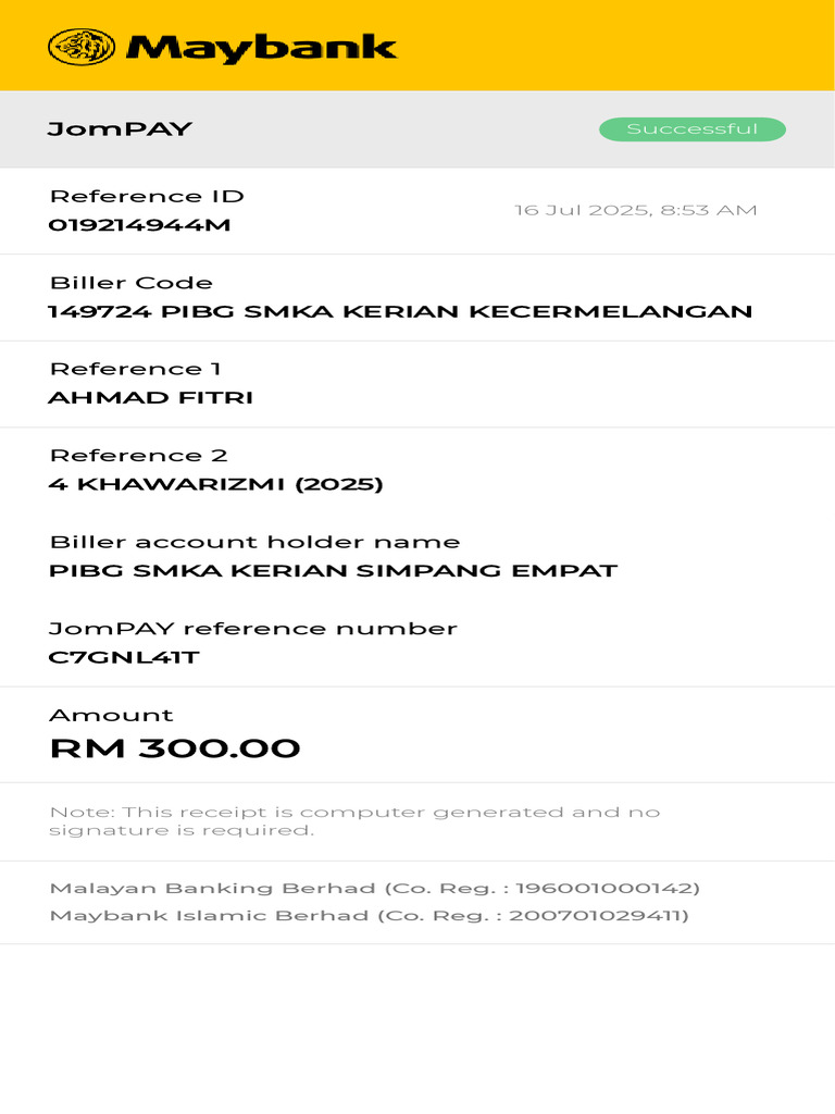 Jompay: Reference Id | PDF