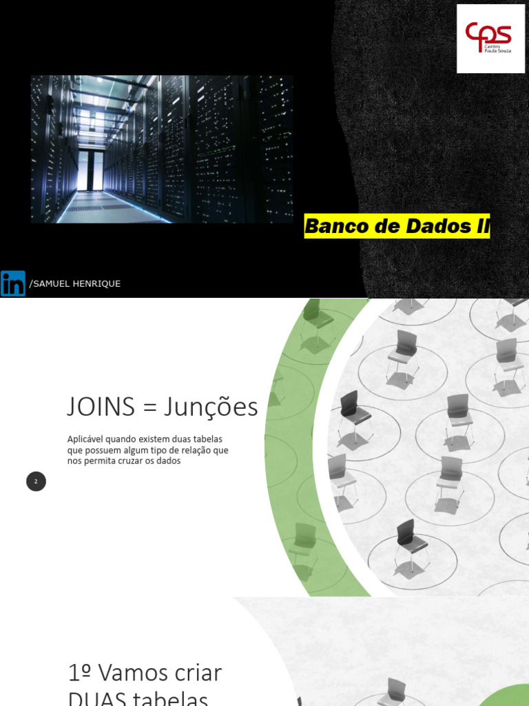 08 - Tipos de Joins e Cross | PDF | Bancos de dados | Gestão de dados