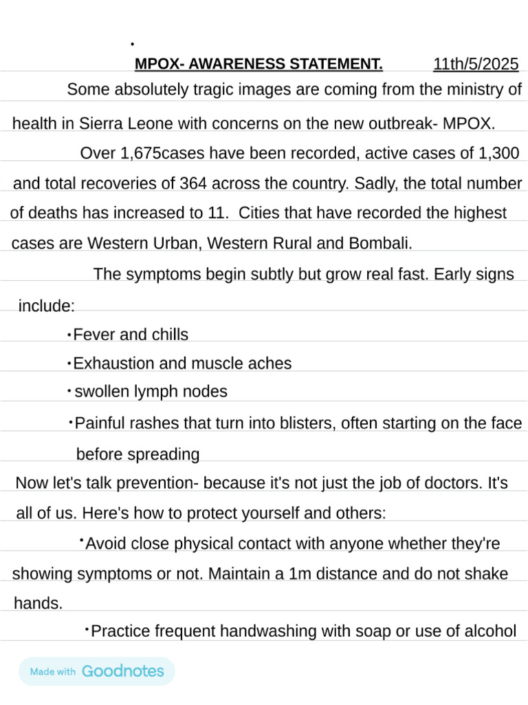 Mpox Awareness | PDF