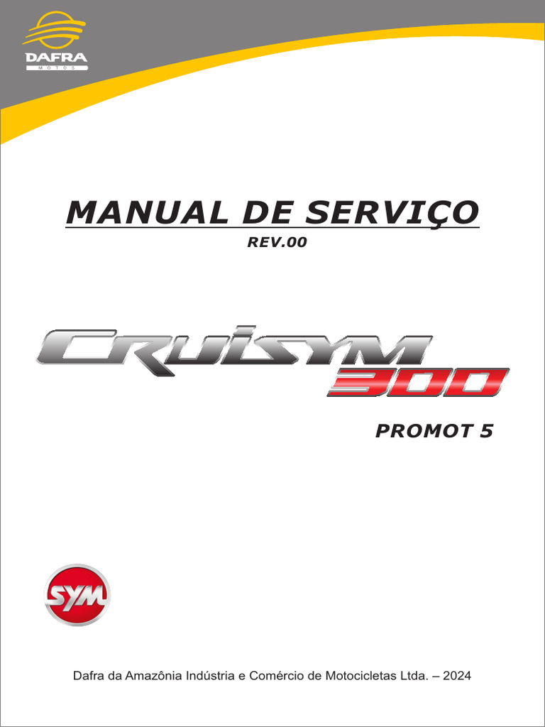 Manual de Serviço Dafra PROMOT 5 | PDF | Conector elétrico | Motores