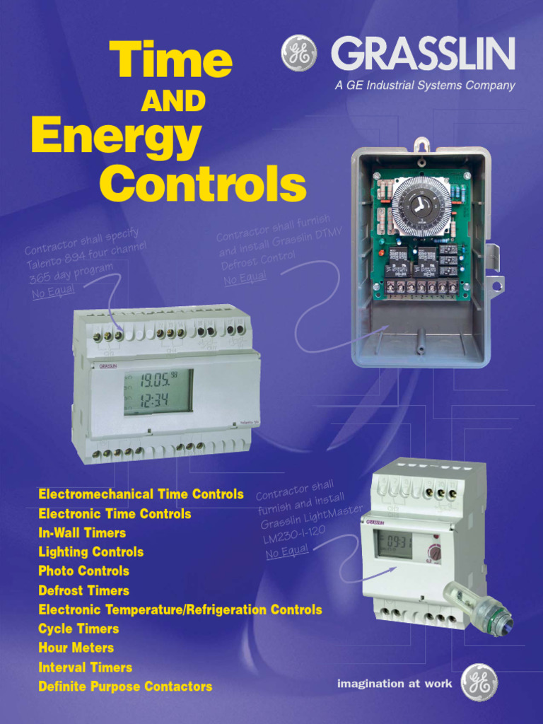 Grasslin Timer Catalog | PDF | Switch | Mains Electricity