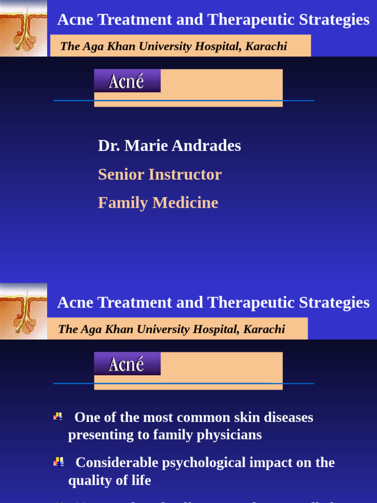 Understanding Acenes A Brief Description | PDF | Diseases And Disorders ...