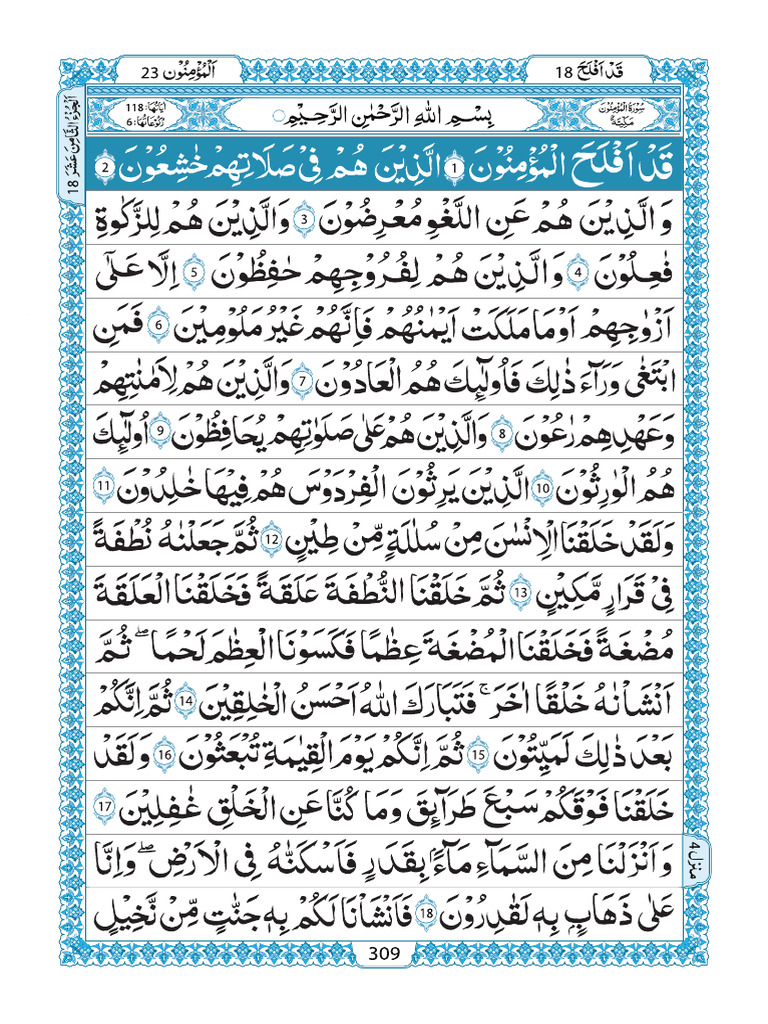 18 Al-Quran Juz | PDF