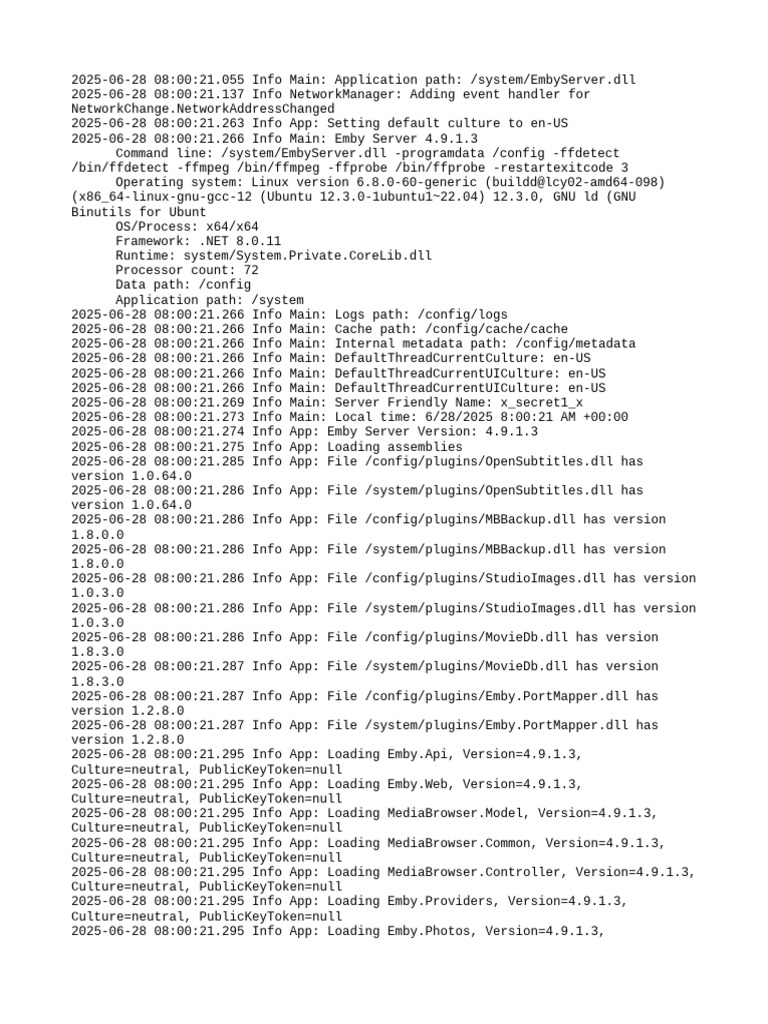 Embyserver | PDF | Computer Science | Computing