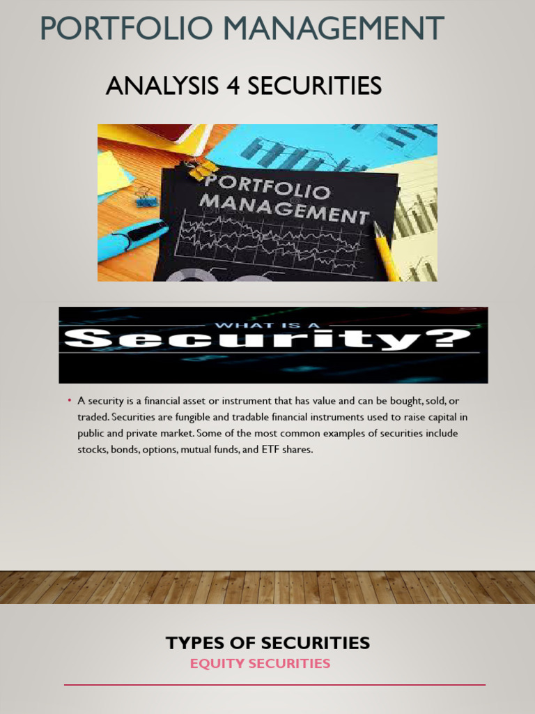 Portfolio Managementby Gurleen (1) - Converted (1) 2 | PDF | Securities ...