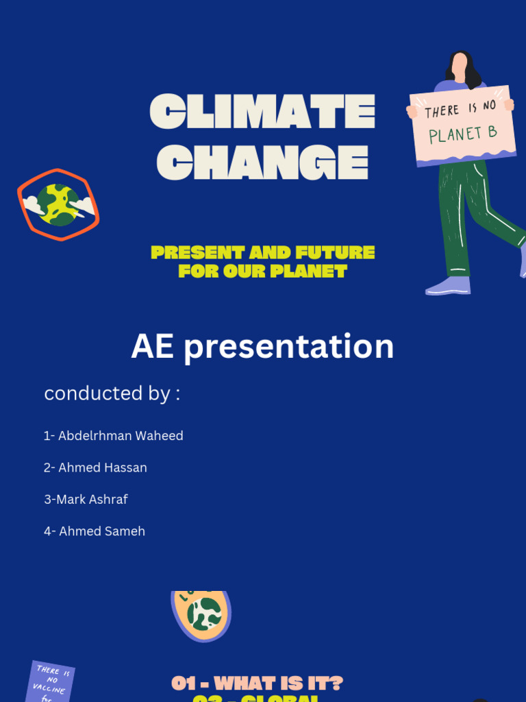 Blue and Beige Climate Change Modern Presentation | PDF | Climate ...