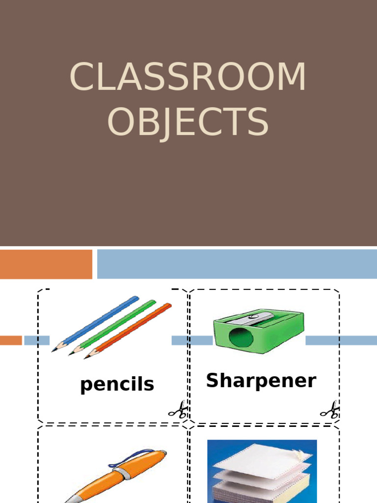 School-Object VOCABULARY 2 | PDF