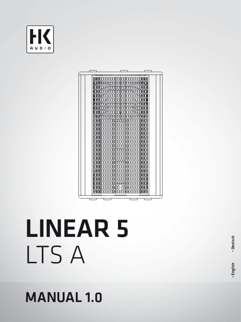 HK Audio Linear 5 LTS A Stack | PDF | Loudspeaker | Mains Electricity