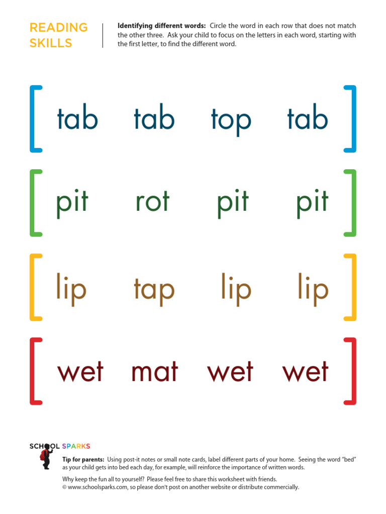 Distinguishing Similar Words 302 | PDF