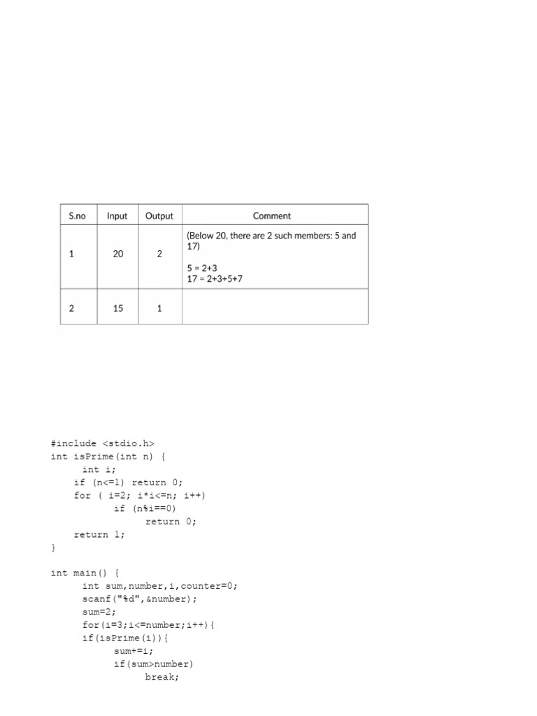 2.1 Consecutive Prime Sum Solution | PDF
