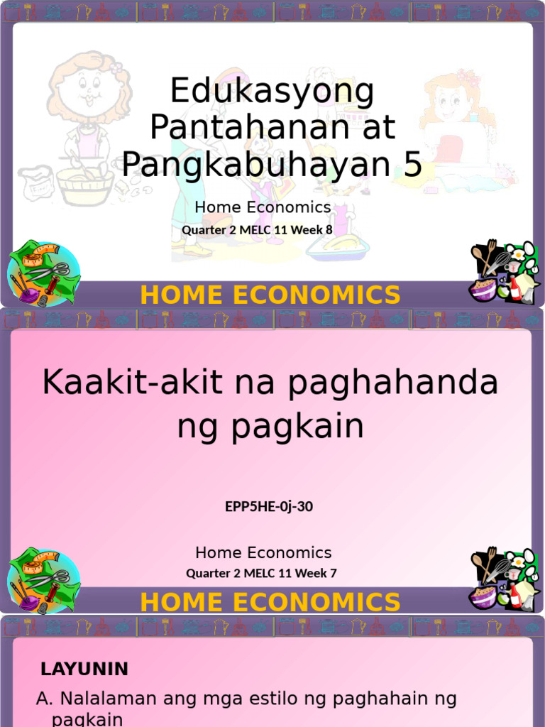 HE Q2-Week8 Kaakit-Akit Na Paghahanda NG Pagkain | PDF