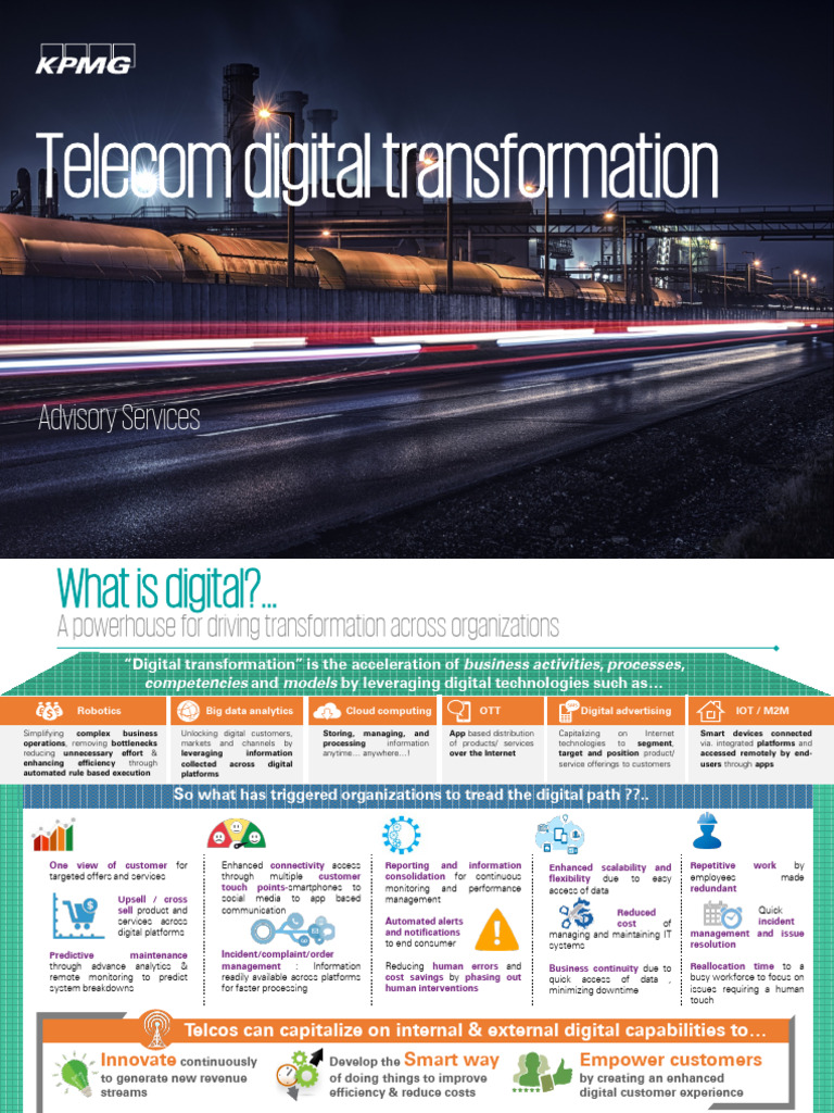 Digital Transformation (12apr2019) KPMG | PDF | Internet Of Things ...
