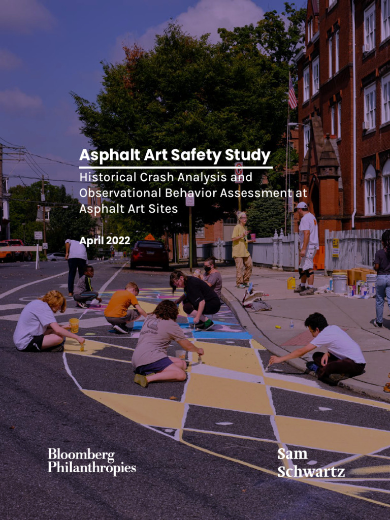 Asphalt Art Impact on Road Safety Study | PDF | Pedestrian Crossing ...