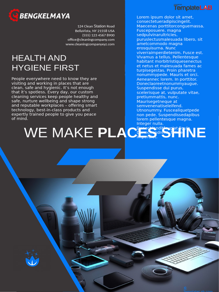 Cleaning Company Profile Template | PDF