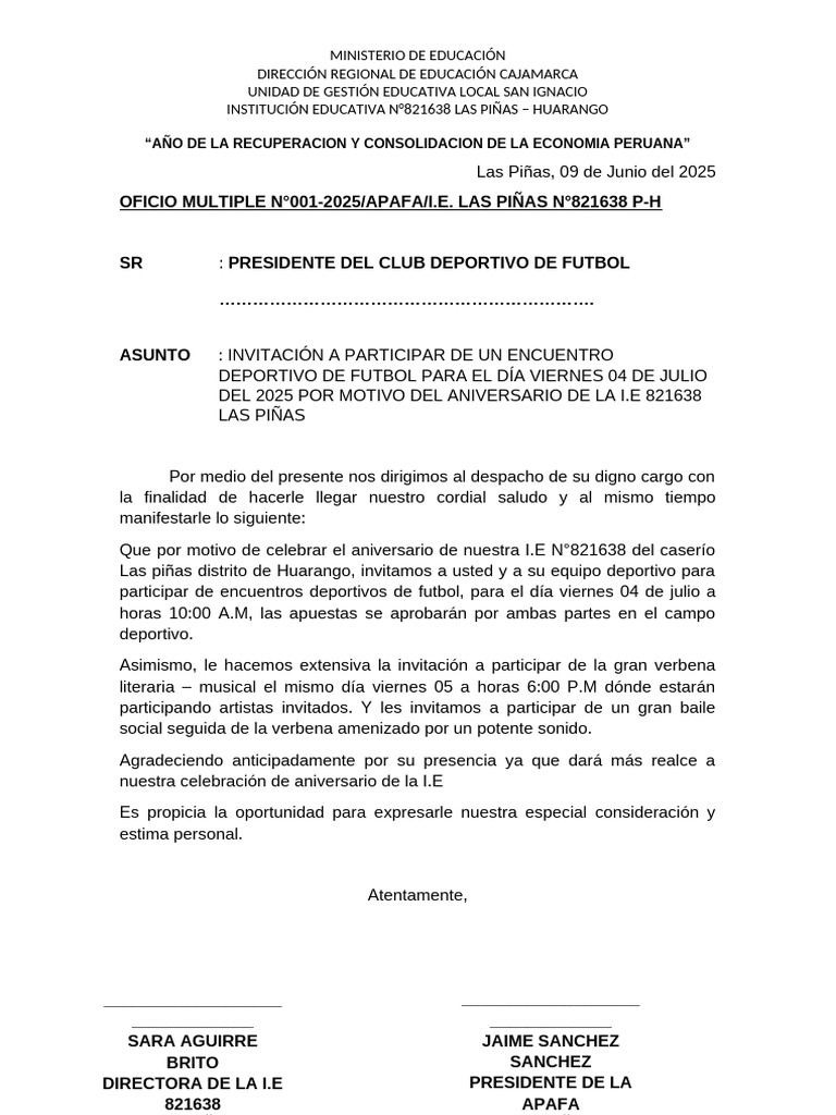 Oficio Multipe | PDF