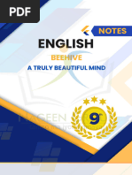 Class 9 English Beehive A Truly Beautiful Mind Summary and Notes - PDF ...