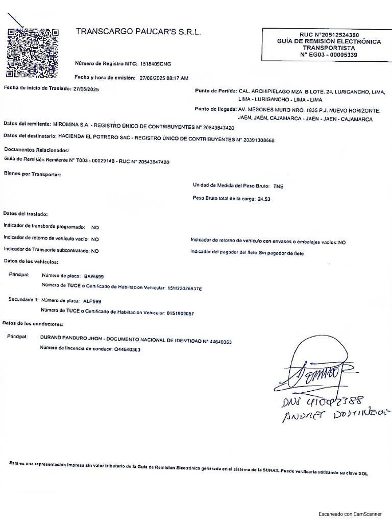 Guías EG03-5338, 5340 | PDF